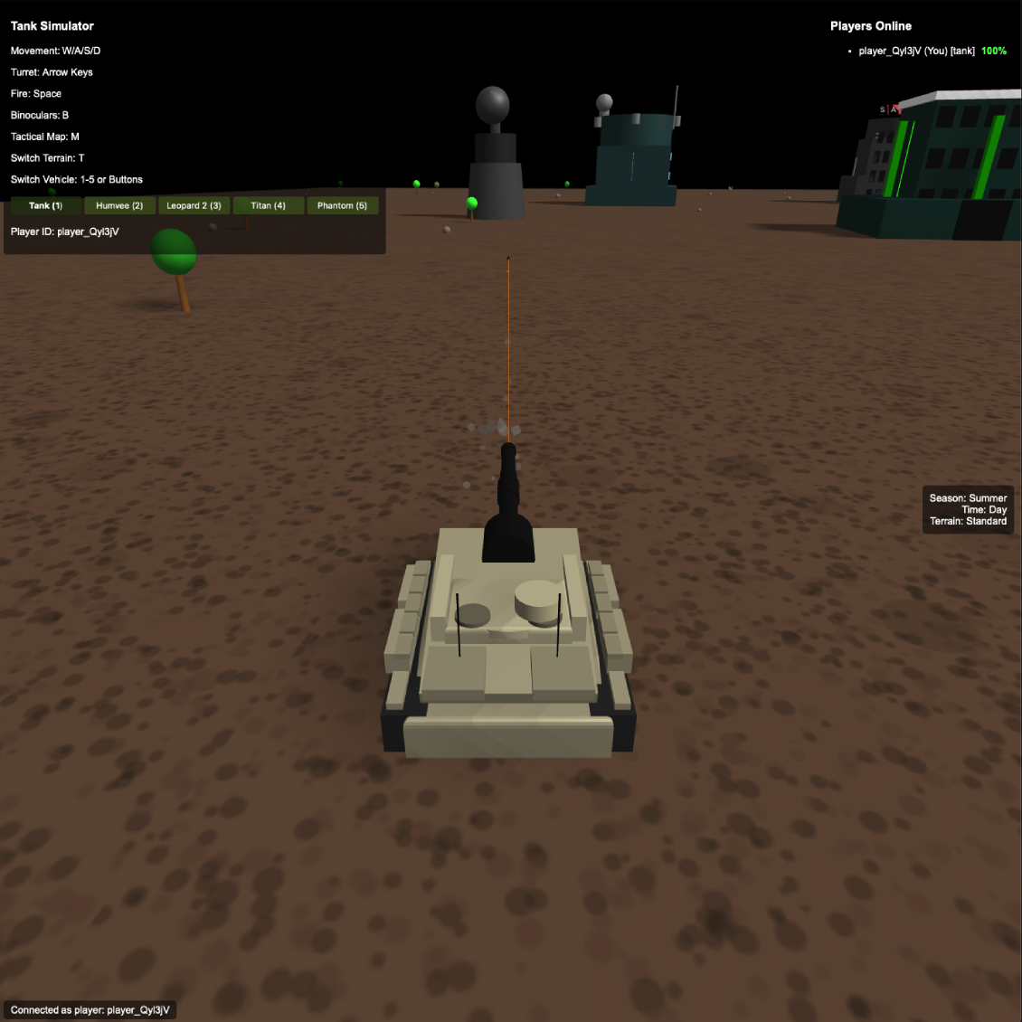 Tank Simulator MMO | tools | ArcadeGen